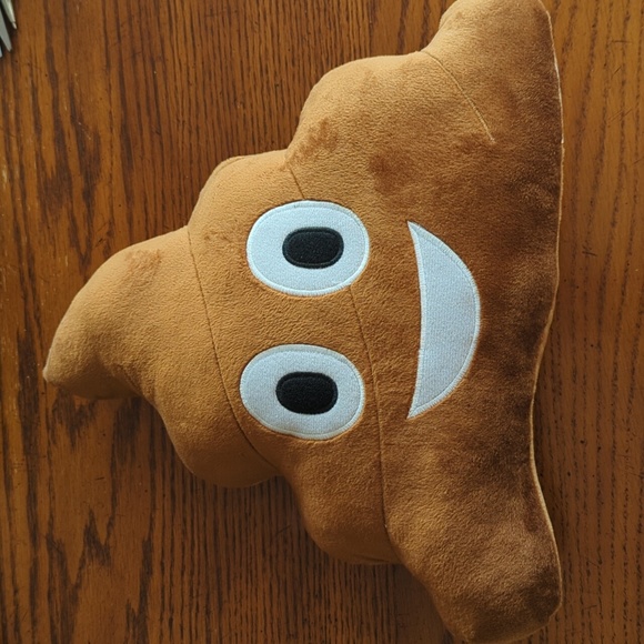 Accents | Emoji Poop Smiley Face Pillow | Poshmark